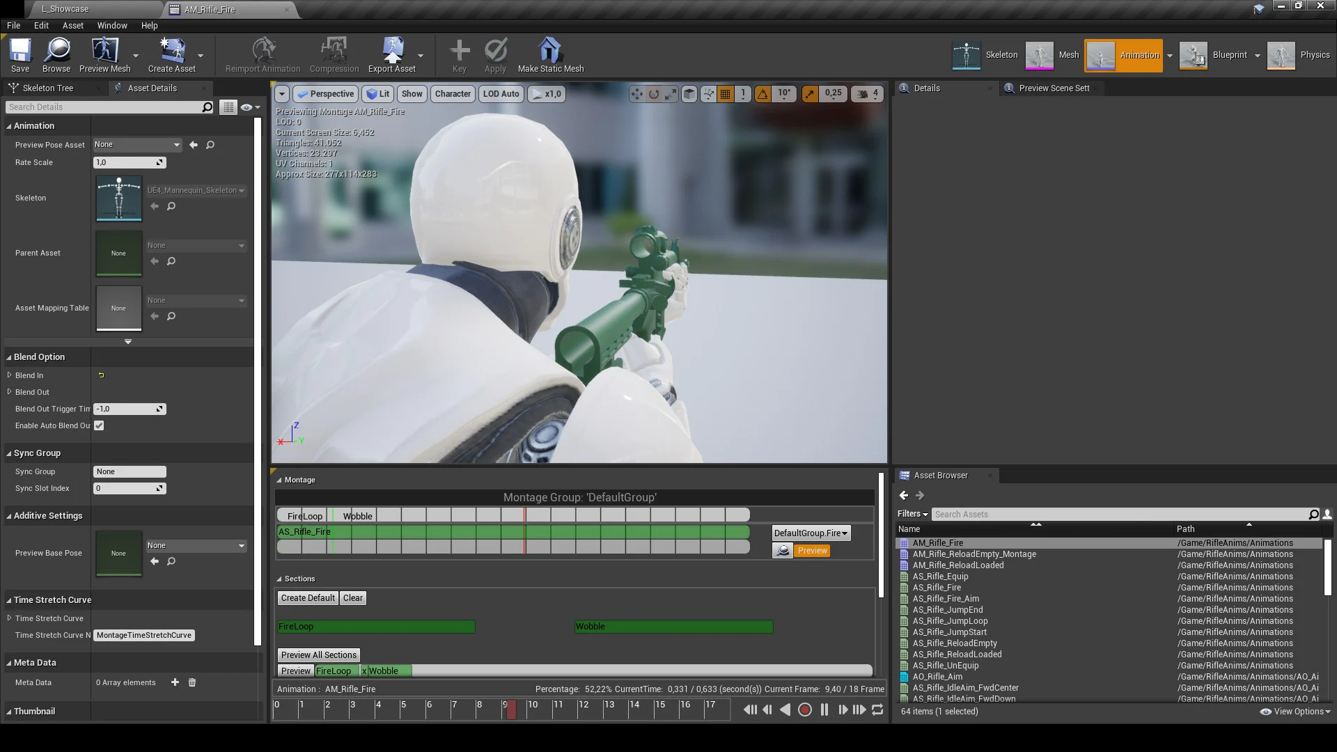 Shooter Rifle Animations | Unreal Monster