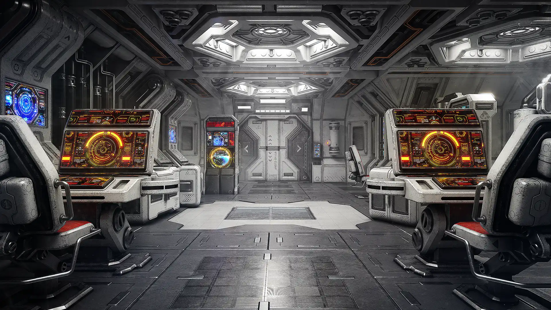 CGAxis – Space Station Interior (blender) | Unreal Monster