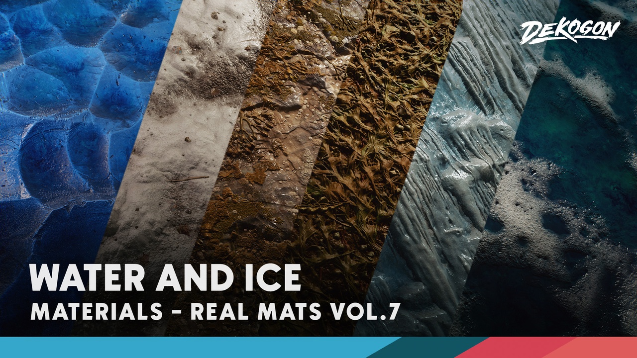 Realistic Materials Vol. 7 - Water & Ice (25+ Materials) | Unreal Monster